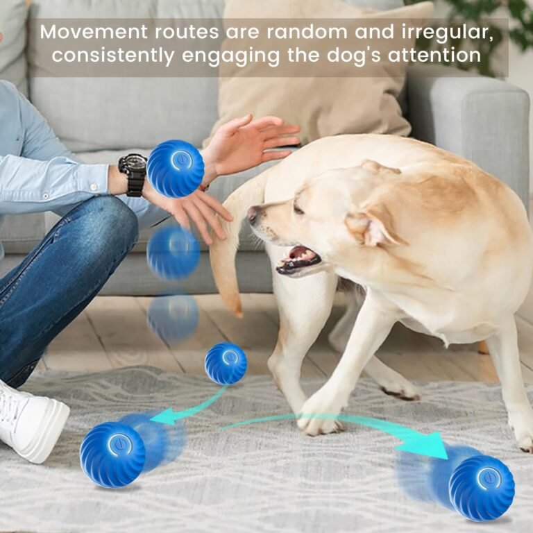 PetGravity Dog Bouncing Ball - Auto Moving Jumping for Pups