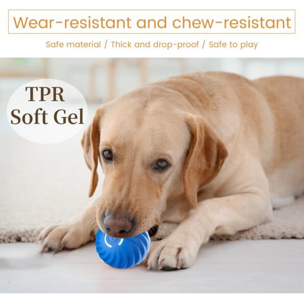PetGravity Smart Dog Bouncing Ball - Auto Moving Jumping for Pups