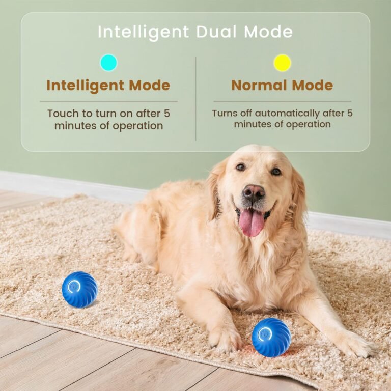 PetGravity Smart Dog Bouncing Ball - Auto Moving Jumping for Pups
